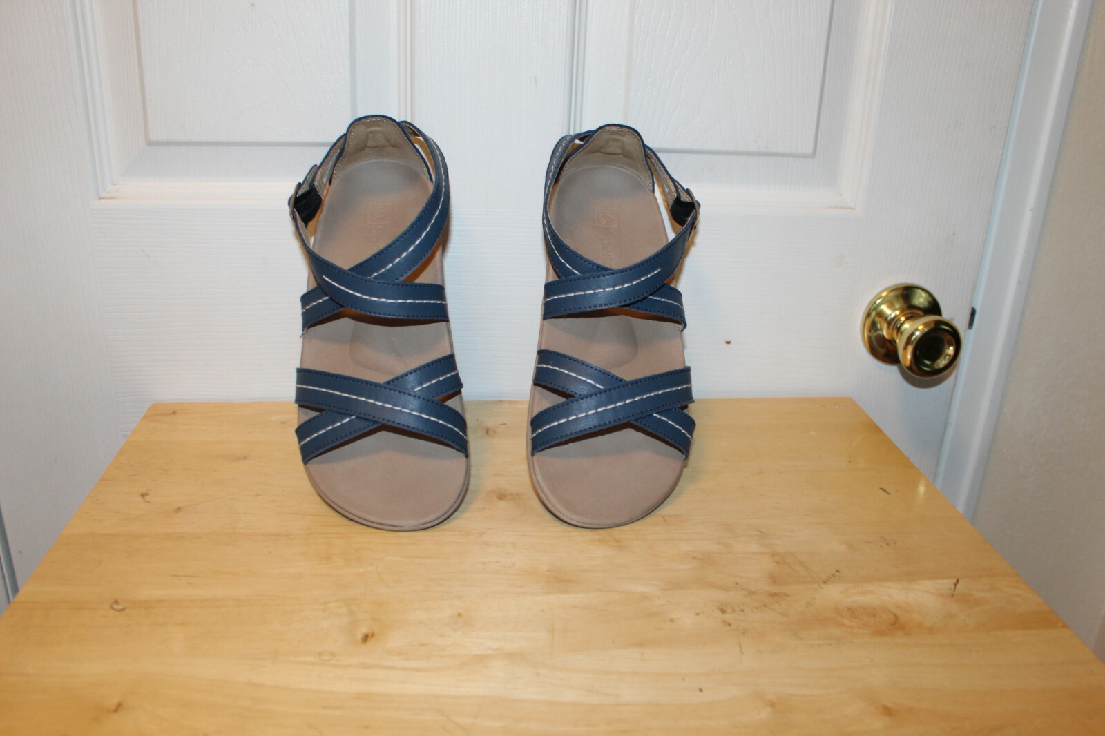 SPENCO MEDICAL CORPORATION BLUE LEATHER SHOES/SANDALS SZ 8 NWOB | eBay