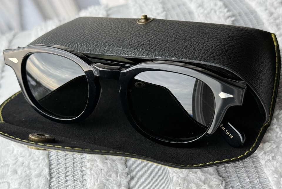 New Gift Set - Moscot Lemtosh Black Frame + Grey Polarized Lens ...