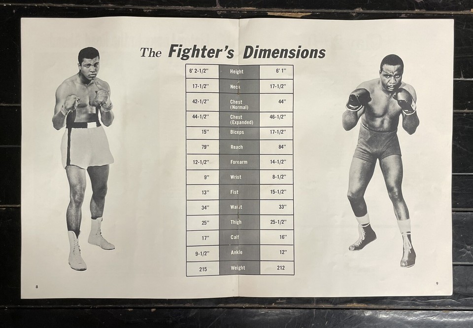 RARE Vintage 1965 Muhammad Ali Vs Sonny Liston Boxing Match Program ...