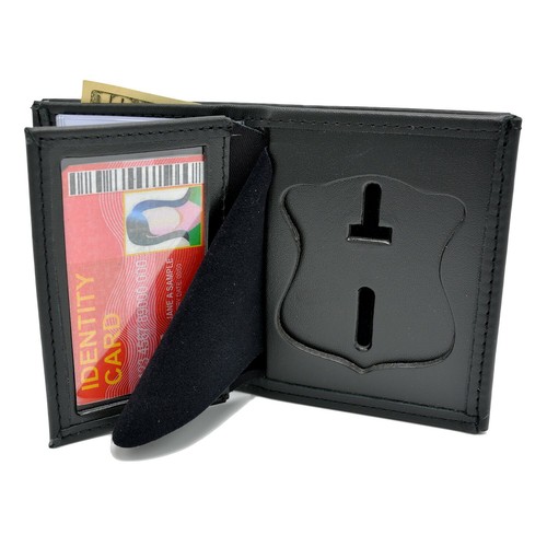 Perfect Fit Custom Badge Wallet Police Corrections Bifold Leather Many ...