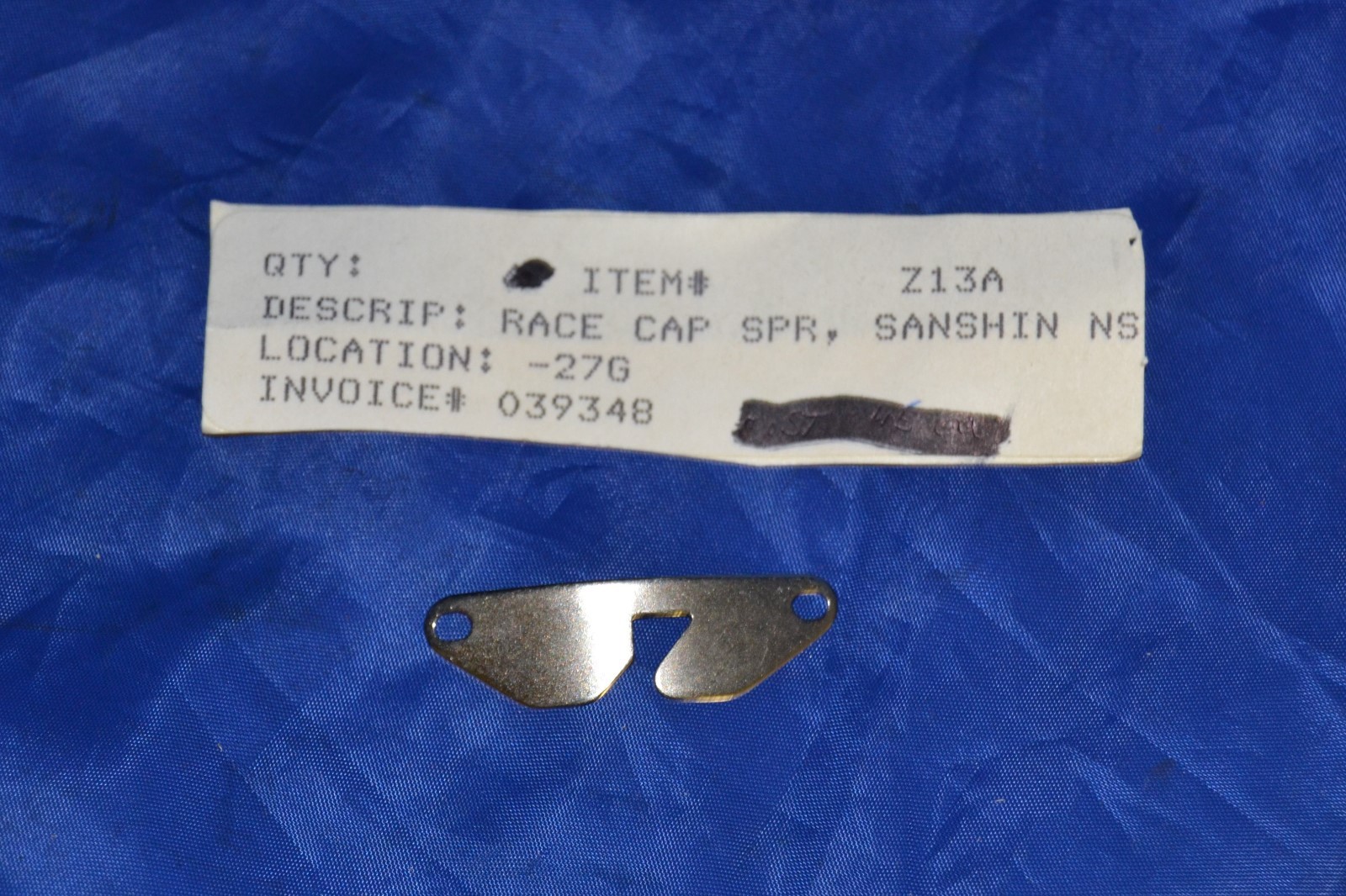 RACE CAP, Zz SIDE LOAD PART #Z13A | eBay