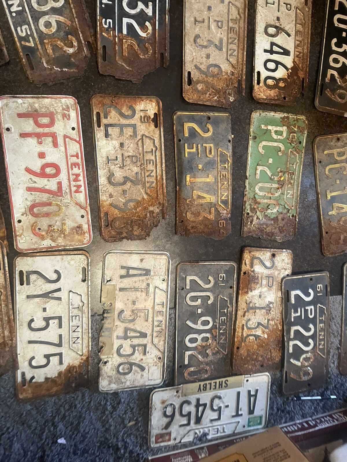 Lot Of 22- 1950s 1960s Tennessee License Plates Original | eBay