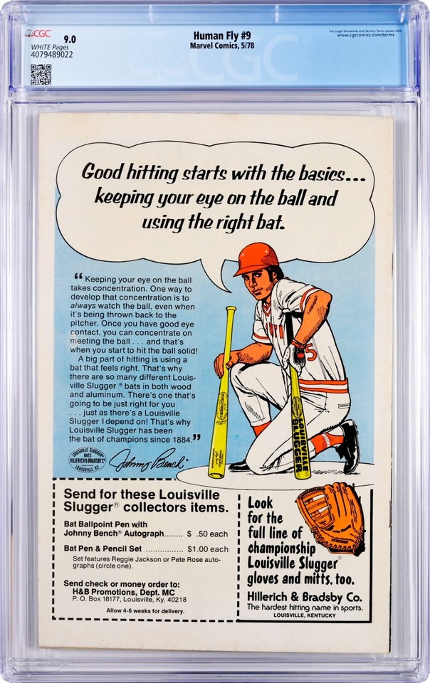 Human Fly #9 CGC 9.0 (May 1978, Marvel) Daredevil, Copperhead, White ...