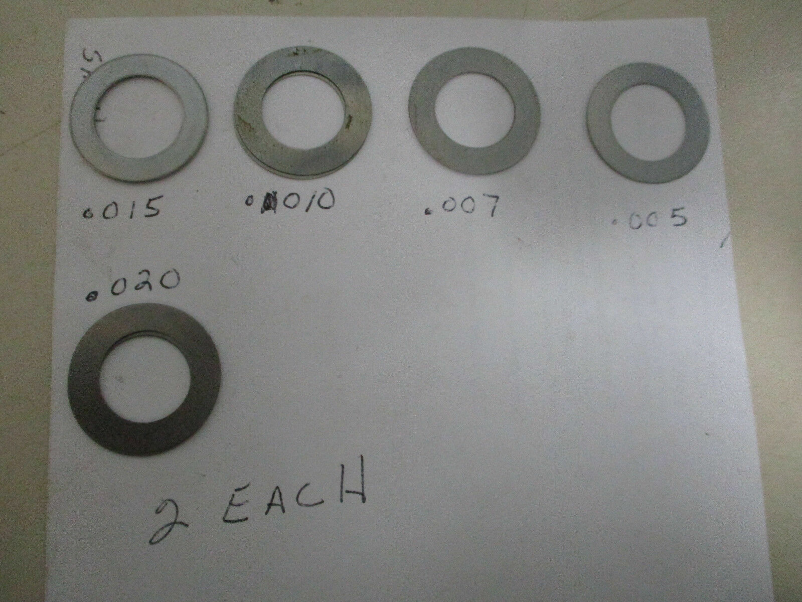 HARLEY shovelhead ROCKER ARM SHAFT SHIMS ass .005 .007 .010 .015 .020 ...