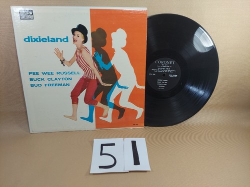 Pee Wee Russell Buck Clayton Dixieland Coronet CX 163 Mono Record Album ...