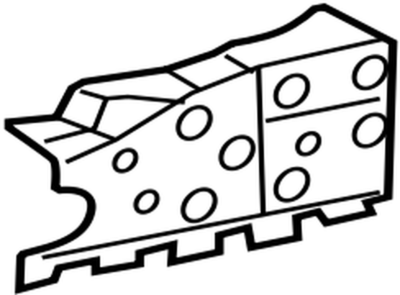 57016-13020 Toyota Reinforcement, front side member, no.2 rh 5701613020 ...