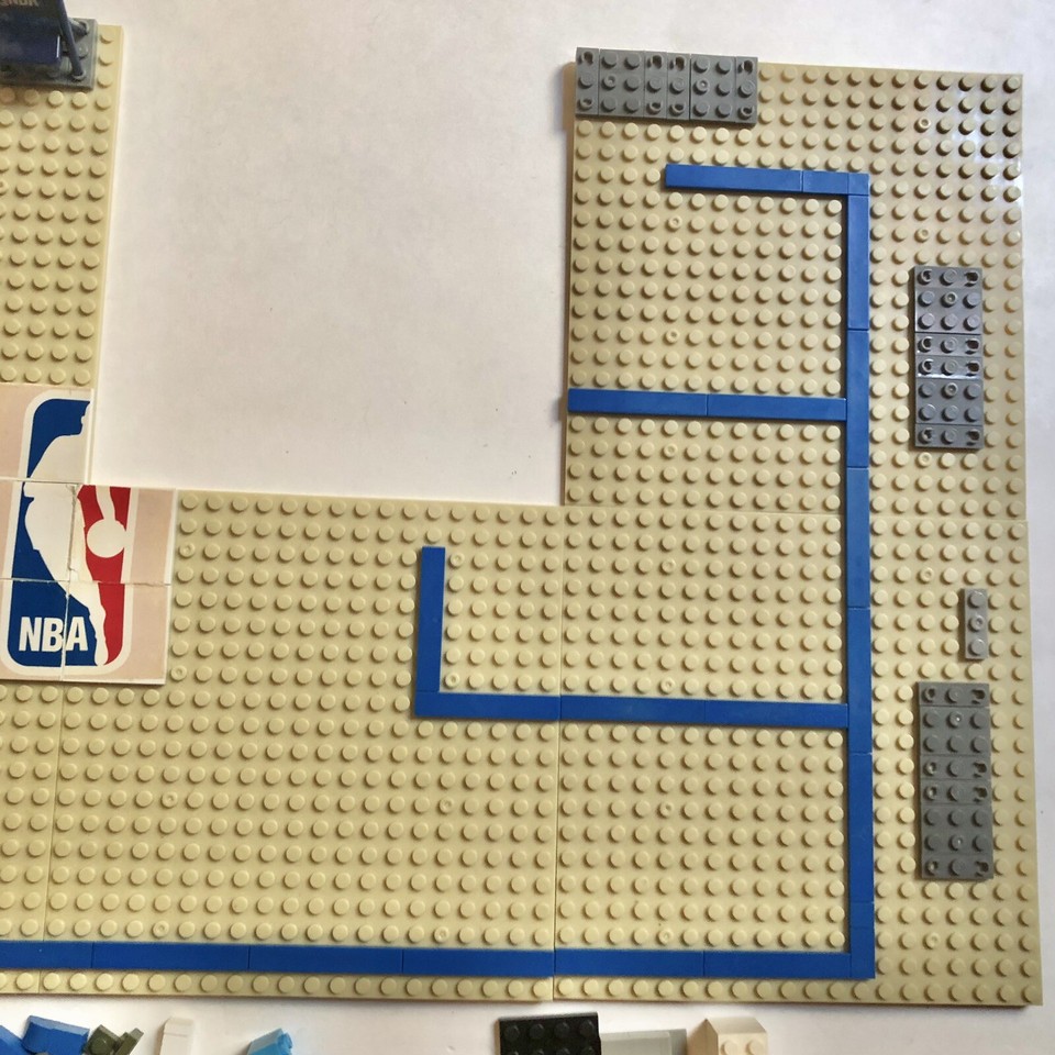 NBA Elite Full Court Basketball Building Blocks INCOMPLETE C3 ...