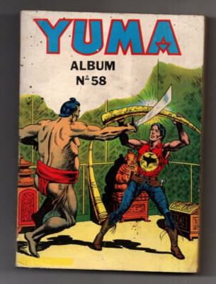 YUMA. Album relié n° 58 - n° 225, 226, 227 Editions LUG 1981 (Réf. PF25 ...