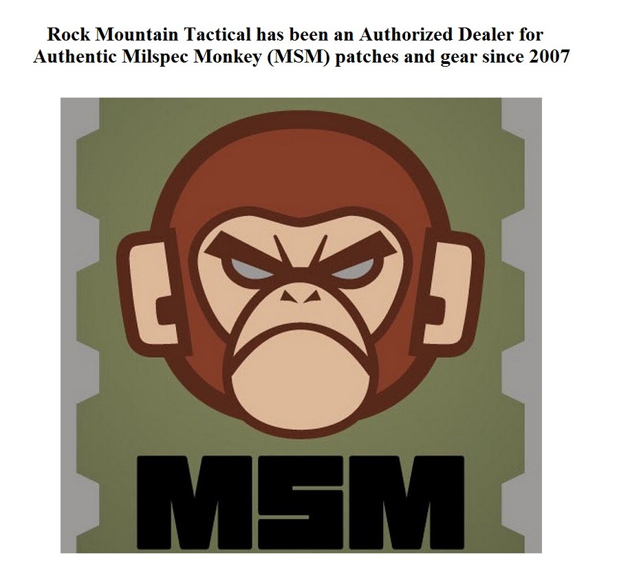 Milspec Monkey Logo Mil Spec Monkey K9 PVC Morale Patch – Legit Kit