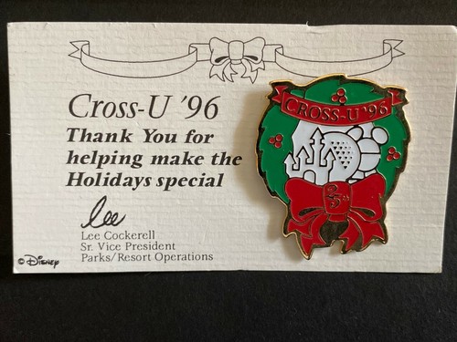 WDW Cross-U 1996 Christmas Castle Spaceship Earth Earful Tower Disney ...