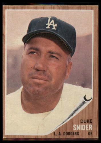1962 Topps Duke Snider #500 Set break Ex-ExMint | eBay