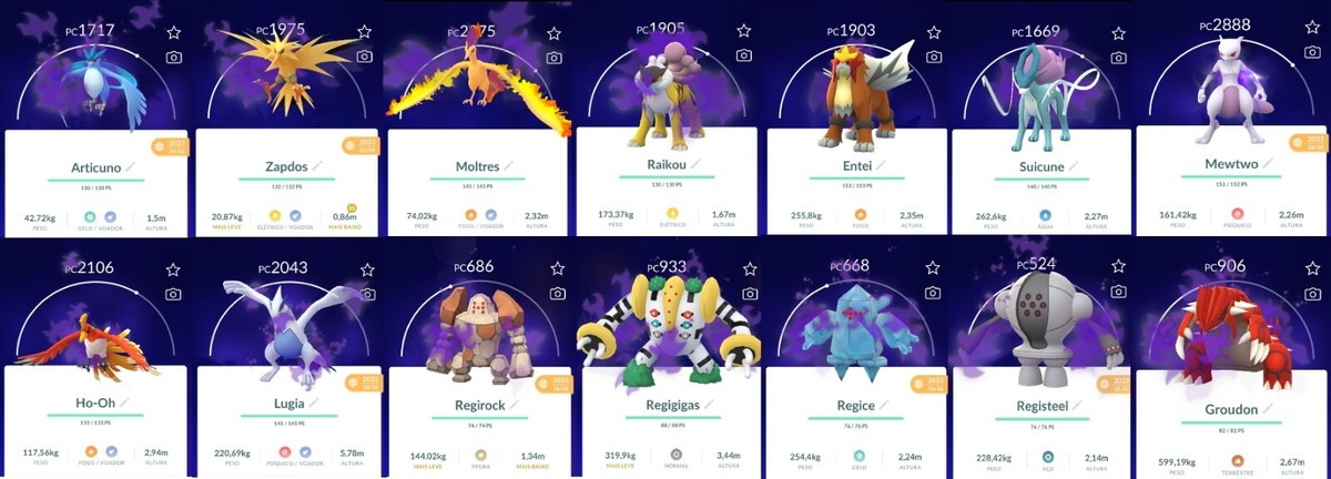 Legendary Pokemon Evolution Chart