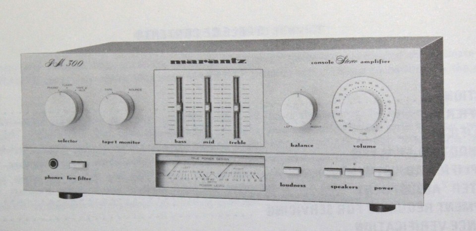 MARANTZ PM300 SERVICE MANUAL ORIGINAL PAPER | eBay