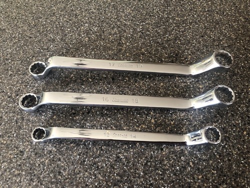 Snap-on Metric Deep Offset 12 Point Box Wrench Set - 3pcs - USA | eBay