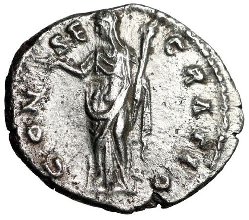 CERTIFIED AUTHENTIC Roman Silver Denarius Coin w COA Empress DAILY WAGE ...