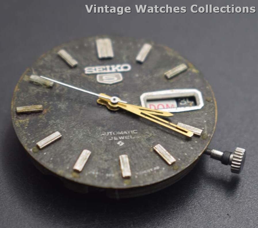 Seiko 6119 Automatic Non Working Watch Movement For Parts/Repair Work O ...