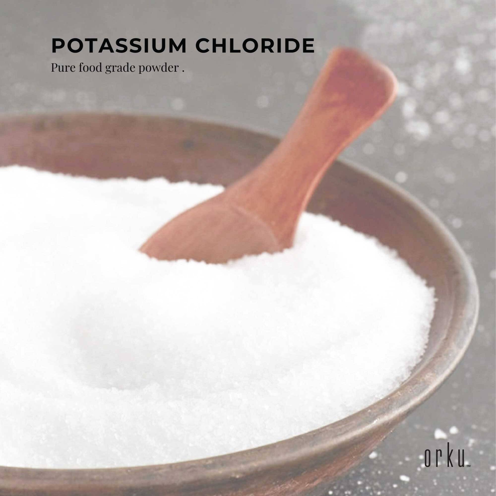 Potassium Chloride Powder - Pure KCL E508 Food Grade Salt Supplement ...