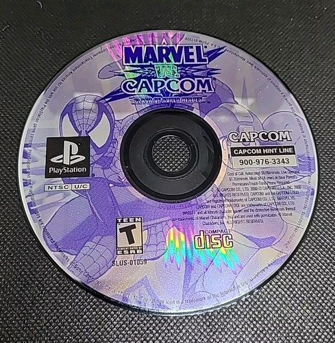 Marvel vs Capcom: Clash of Super Heroes Sony PlayStation 1 PS1 2000 ...