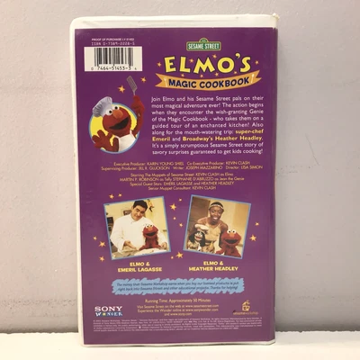 Sesame Street Elmo’s Magic Cookbook VHS | Grelly USA
