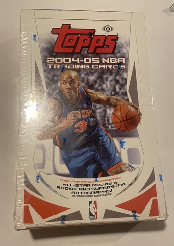 2004/05 TOPPS NBA BASKETBALL HOBBY BOX 36 PACKS LEBRON JAMES 2ND YEAR ...