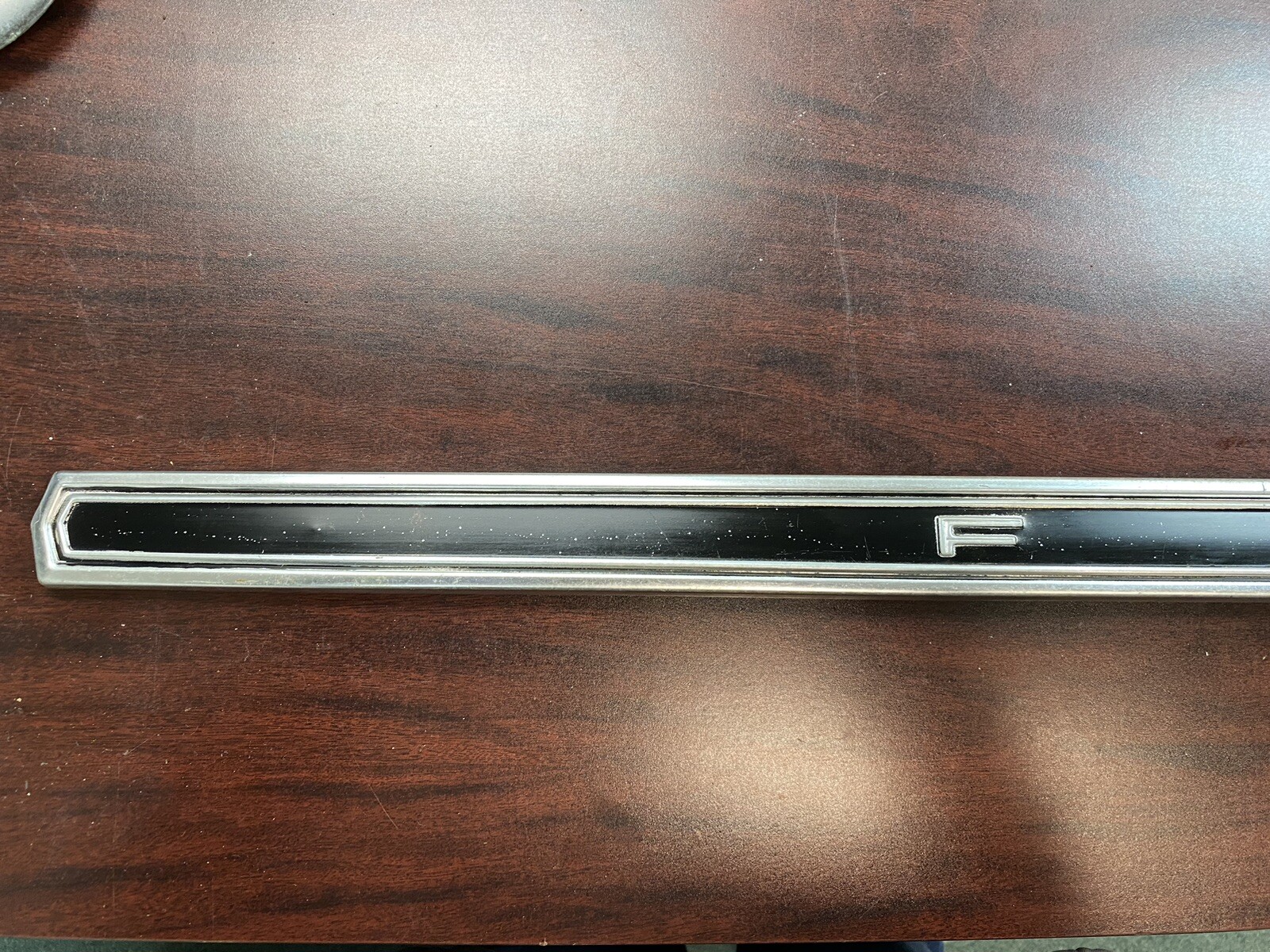 1966 66 Ford Galaxie 500 Trunk Lid Deck Trim Molding Vintage Original ...