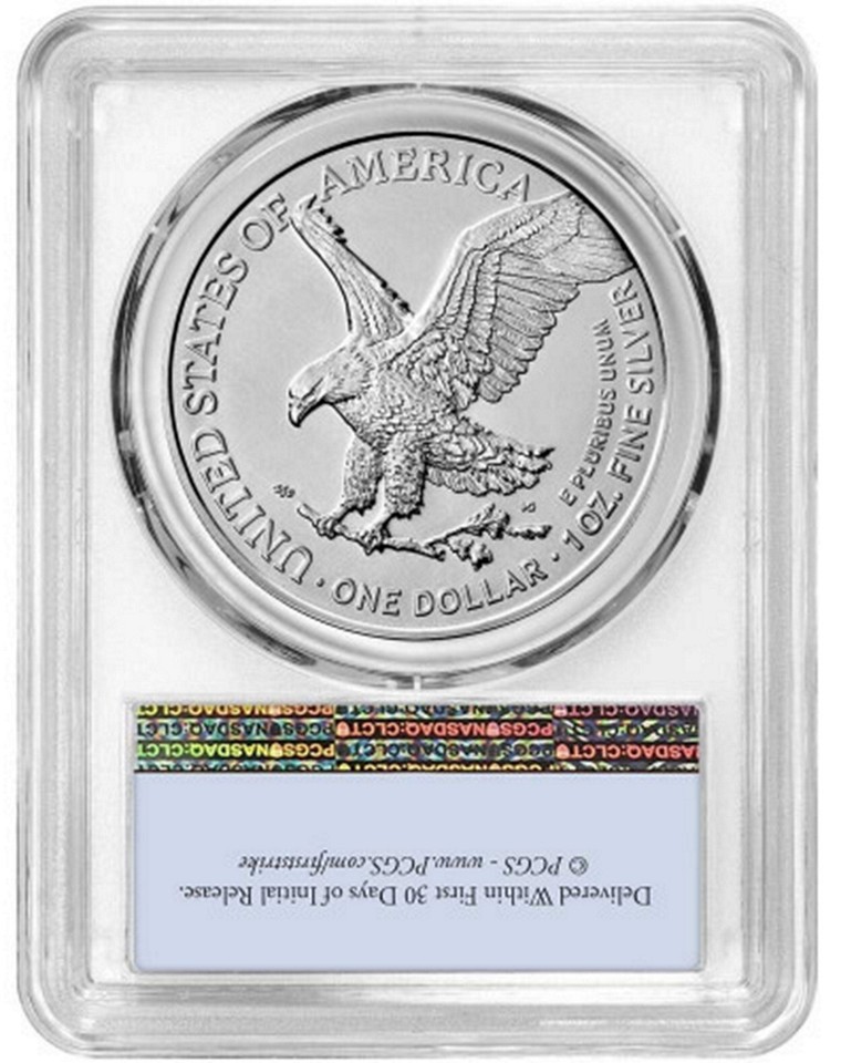 2024 1oz Silver American Eagle PCGS MS69 - First Strike Label | eBay