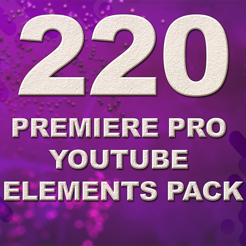 220 Premiere Pro YouTube Elements Pack With Past Delivery | eBay