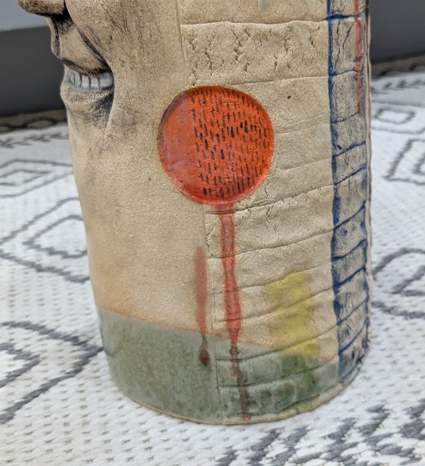 Gina Tibbot 13” Tall Ceramic Jar In T1 Sculptural Clay | eBay