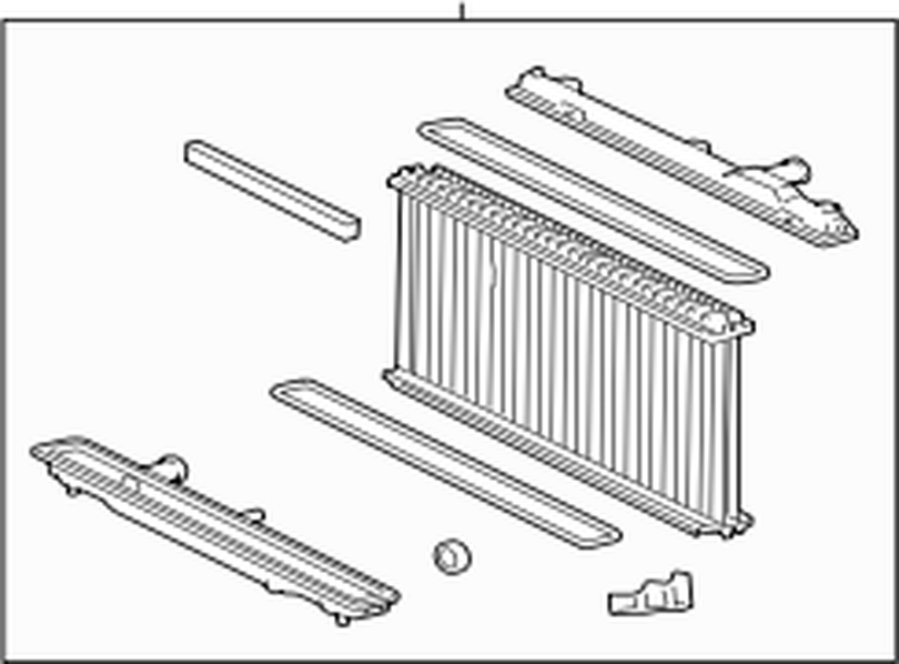 Toyota Genuine OEM 16400-31800 Radiator ASSY 1640031800 for sale online ...