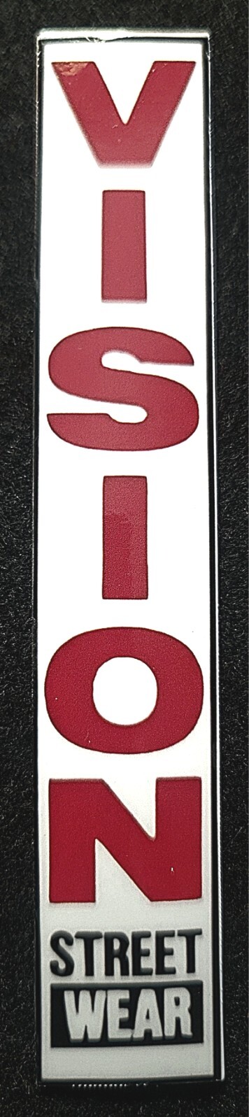 VISION STREET WEAR STICKER "STRAIT UP VISION" 5 1/2 X 1" GLOSSY | eBay