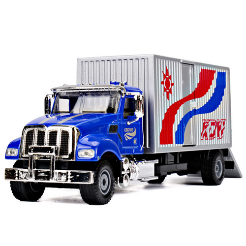 1:50 Diecast American Van Alloy Delivery Truck Toy Emulational Vehicle ...