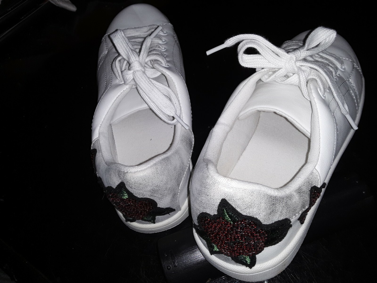 Adora Mix #6 Shoes Sneakers white Womens/Girls size 8 Decorated ...
