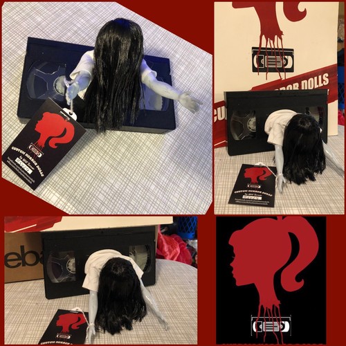Samara Sadako CUSTOM HORROR DOLL The Ring VHS Version OOAK Figure | eBay