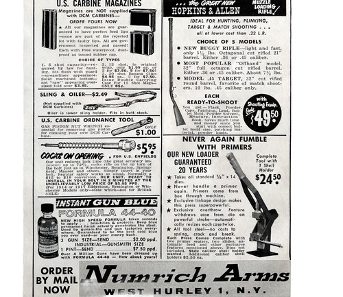 Numrich Arms New York 1964 Advertisement Hunting Accessories Vintage ...