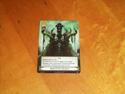 King of Salt and Rock LCG 2nd Edition A Game of Thrones Alternate Art ...