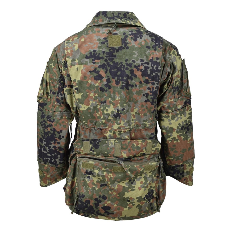 TACGEAR Flecktarn Smock Parka Military style commando jacket full-zip ...