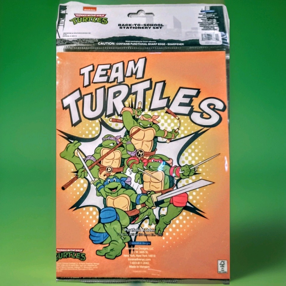 NICKELODEON TEENAGE MUTANT NINJA TURTLES STATIONARY SET ARTS & CRAFTS ...