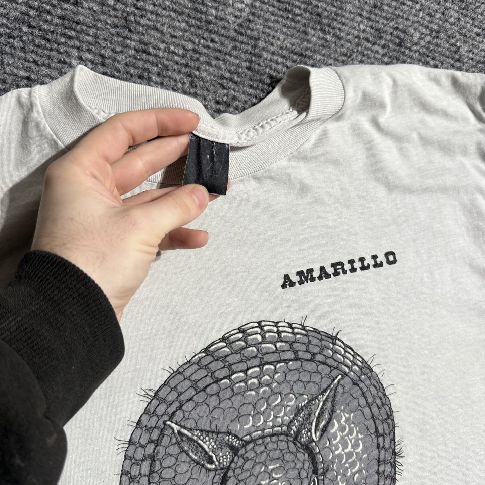 Vintage 90s Armadillo World Headquarters Amarillo Texas Graphic Tee T ...