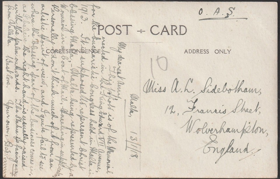 Rare Malta Photo Postcard 1913 Inauguration of Christ the King Monument ...