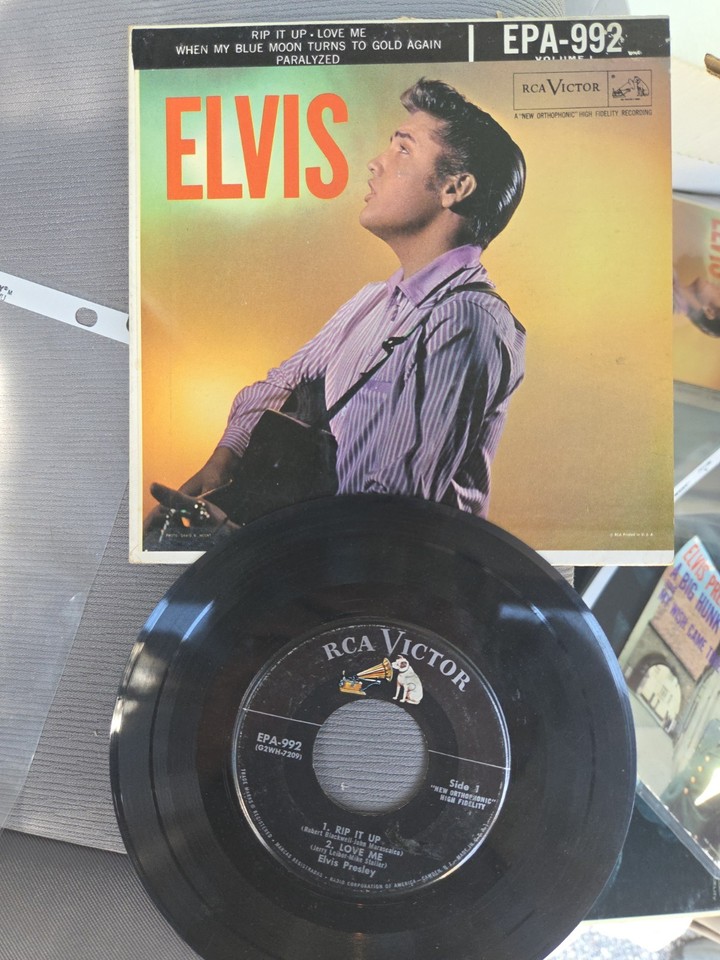 Elvis Presley Vintage Vinyl Records 45 RPM EP, Lot of 13 | eBay