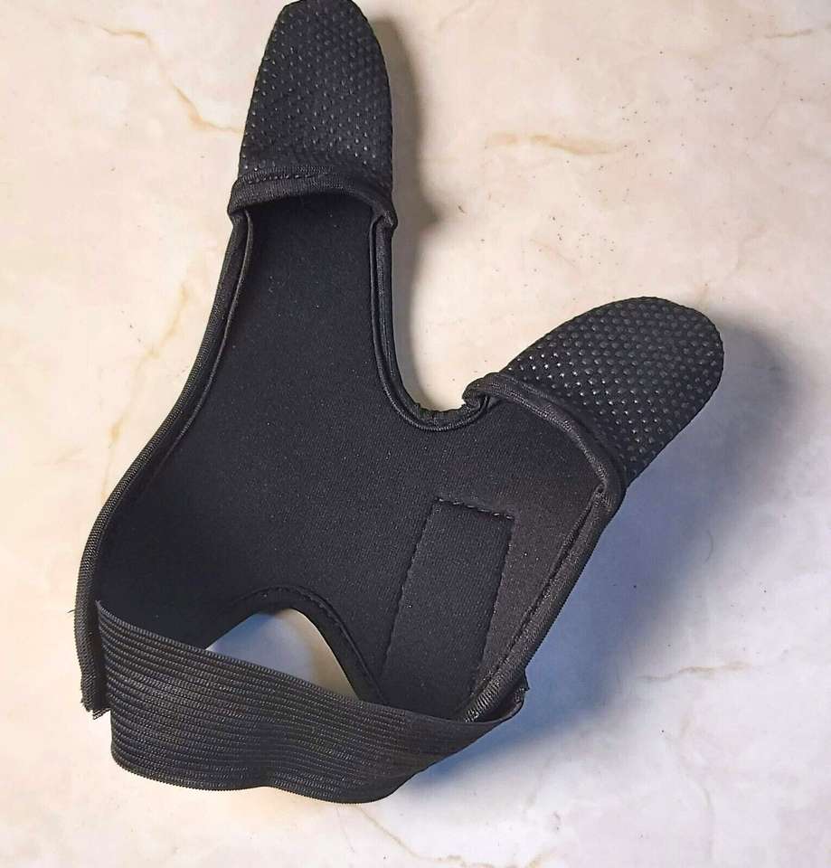 Two Finger Protector Fishing Casting Glove Fishing One Glove black ...