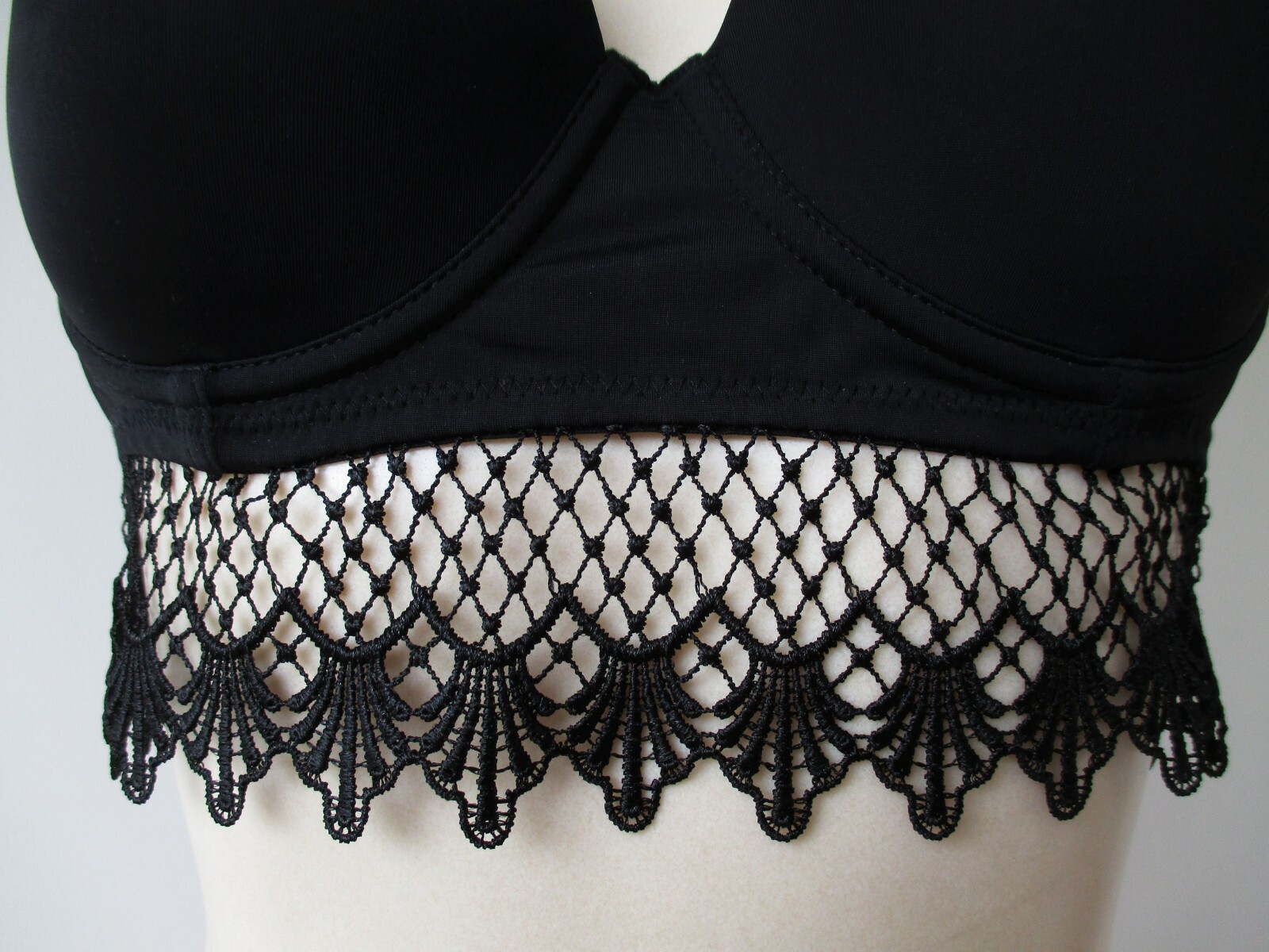 PRIMARK SECRET POSSESSIONS STYLISH BLACK LONG-LINE MULTIWAY / STRAPLESS ...