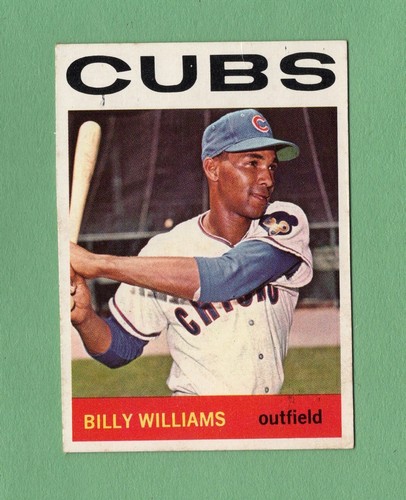 1964 Topps Baseball ~ Billy Williams ~ Card #175 ~ EX/EM edge wrinkle ...