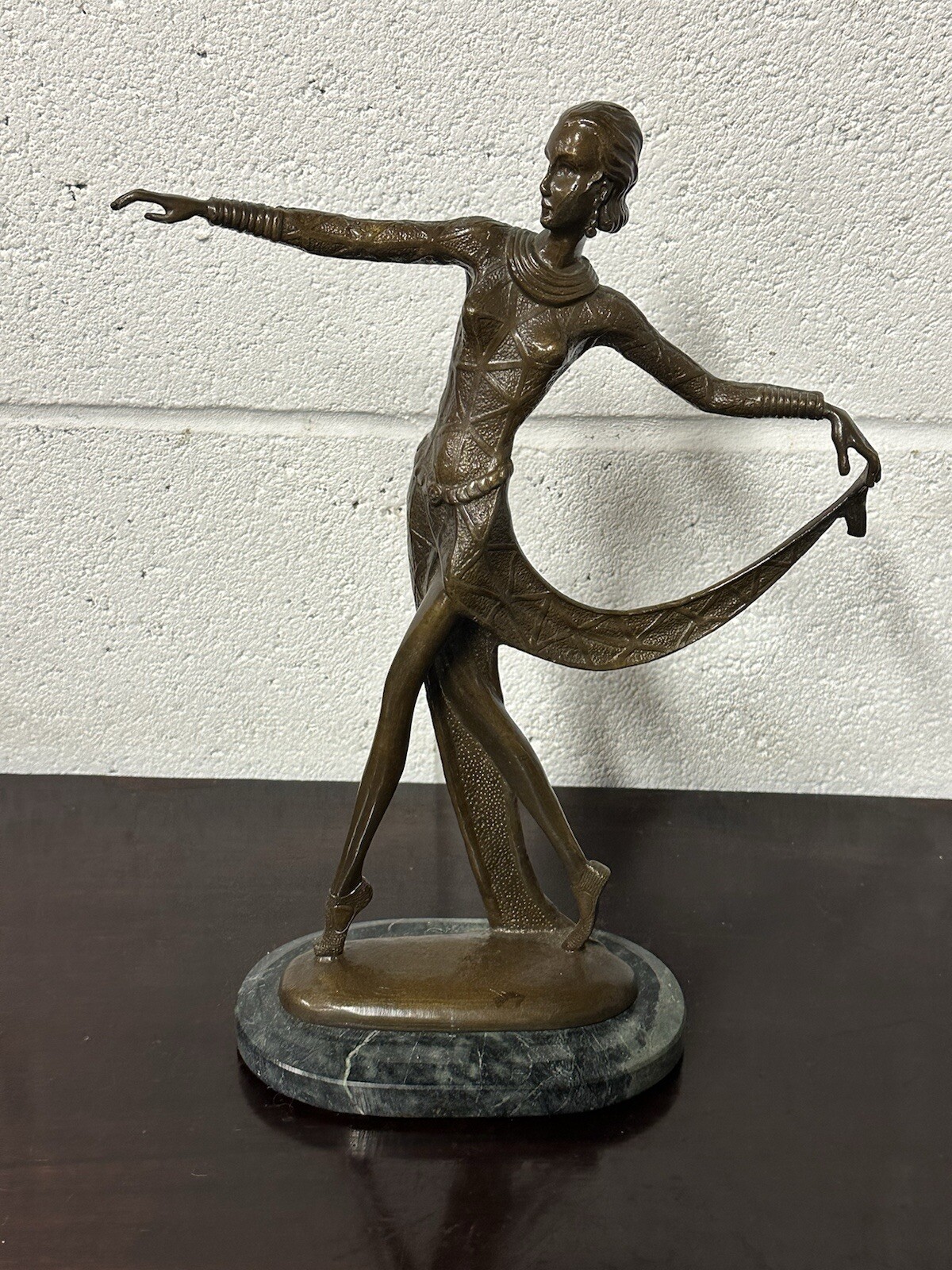 Beautiful Elegant Art Deco Dancing Lady Figurine After Lorenzl | eBay UK