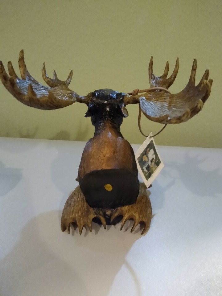 Buckhorn Pine Tree Topper Moose Figurine Or Christmas Tree Topper ...