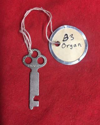 '55 B3 Hammond Organ Fallboard Key, the Vintage Original Marking, RARE ...