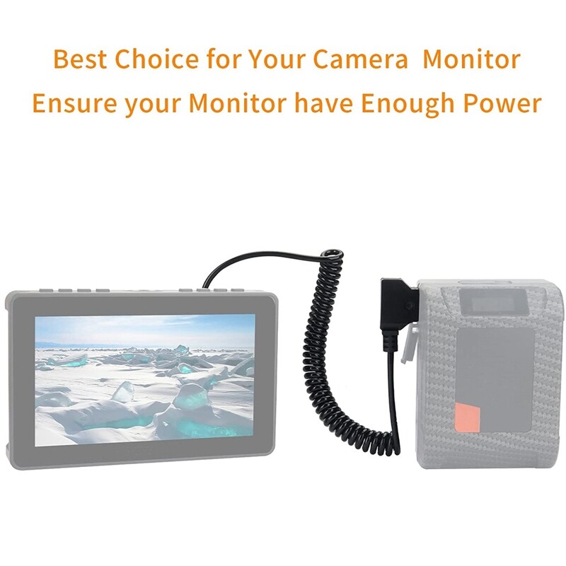 Coiled D-Tap to L-Series F550 Battery Dummy Cable for / Shin B3N8 | eBay