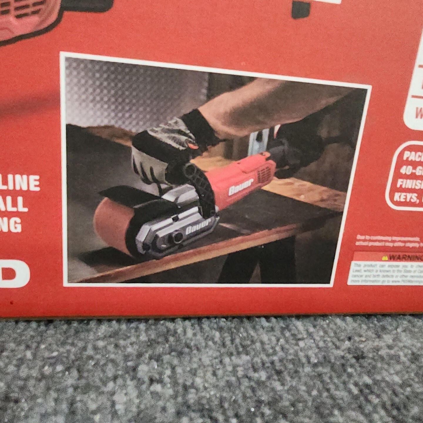 Bauer 9 AMP Surface 4x4" Drum Conditioning Tool Paint Rust Remover ...