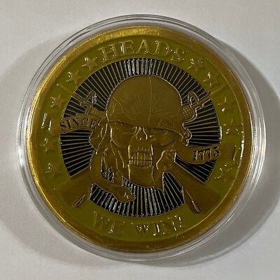 New In Capsule - Heads or Tails Skull Challenge Coin - US Seller | eBay