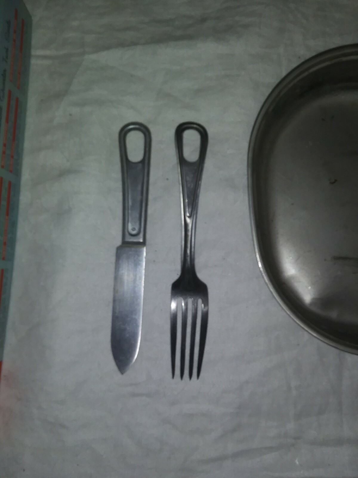 WWII or Era US Army USMC GI Mess Kit Knife Fork U.S. WYOTT | eBay